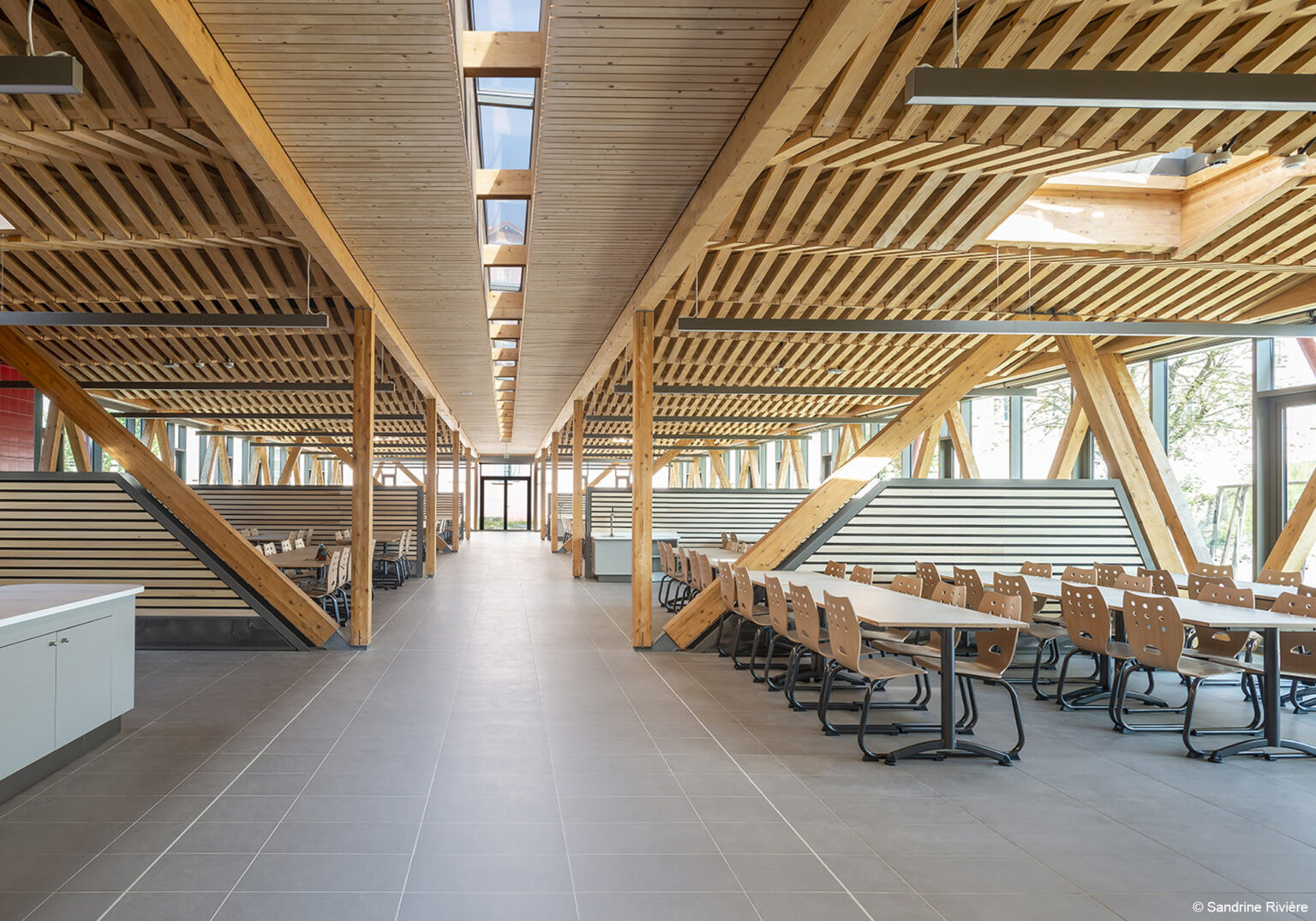 Extension du lycée Pierre du Terrail à Pontcharra - Portail officiel du Bois Lamellé